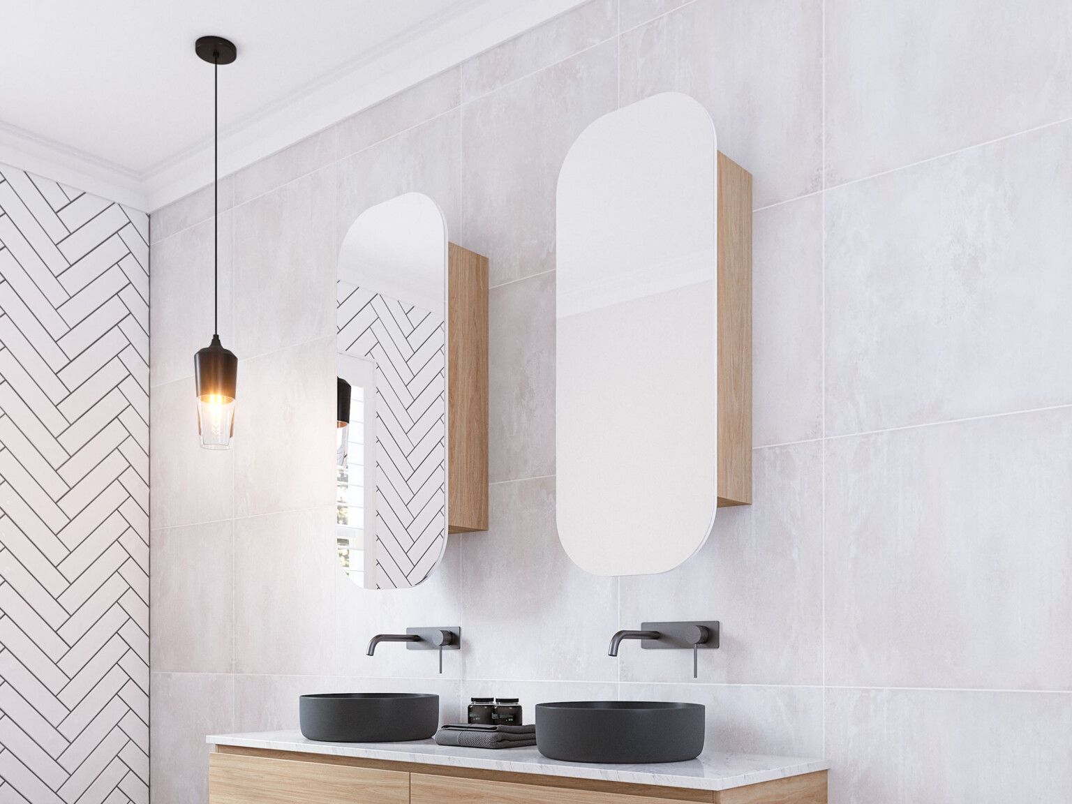 Jazz Arch Shaving Cabinet | Timberline